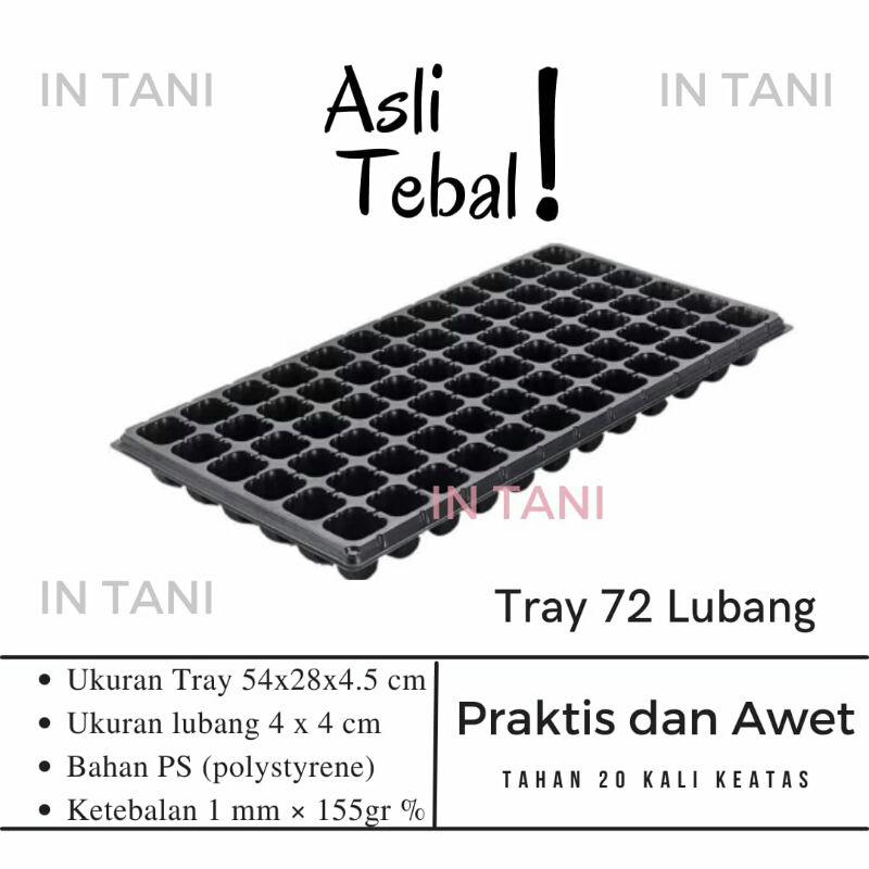 Jual Tray Semai 72 Lubang Tebal dan Bagus | Shopee Indonesia
