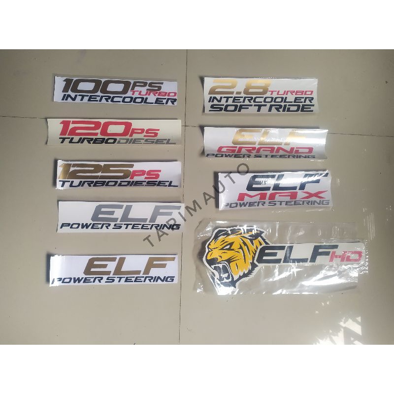 Jual Stiker isuzu elf / stiker isuzu elf macan / stiker elf macan ...