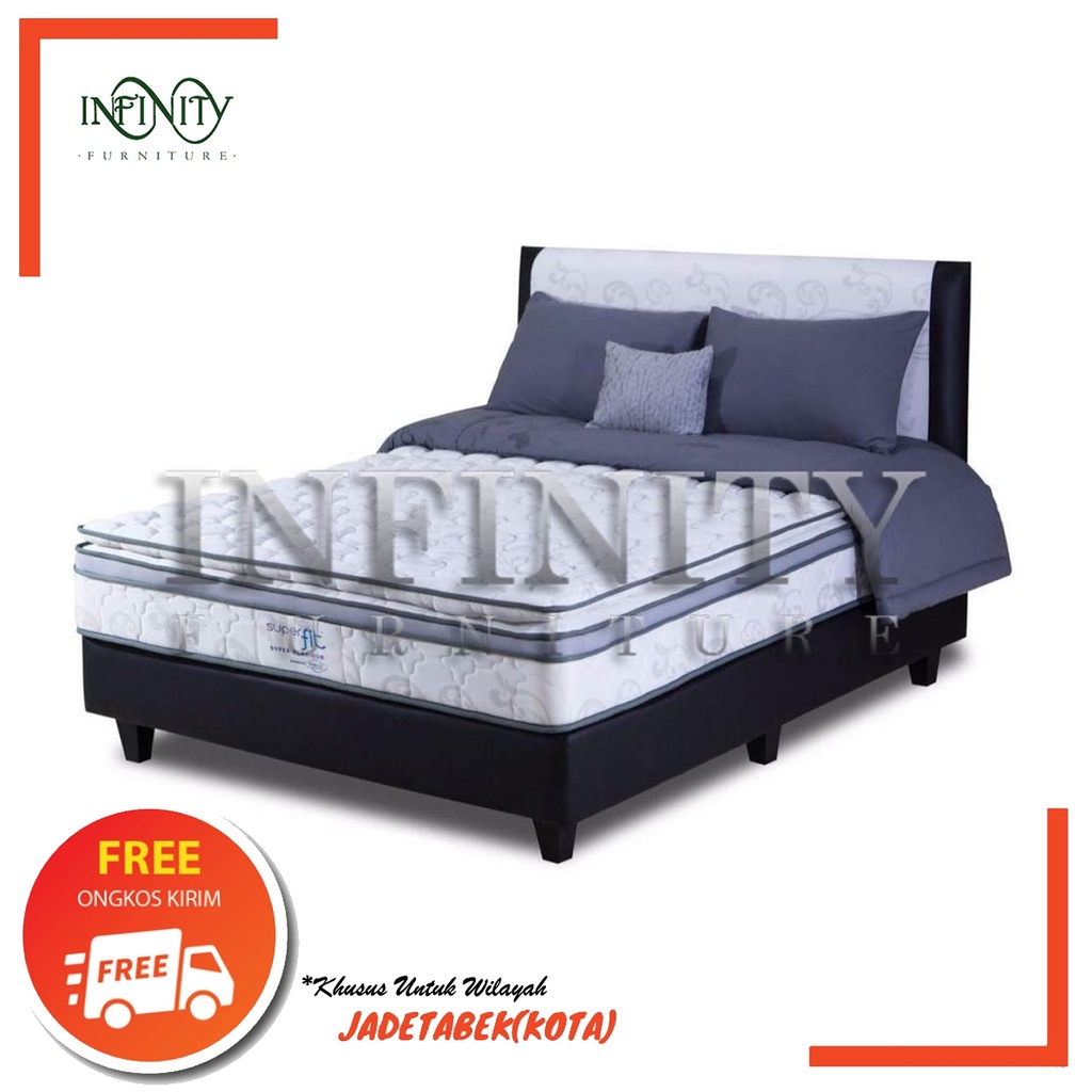 Jual Comforta Spring Bed Super Fit Platinum Full set | Shopee Indonesia
