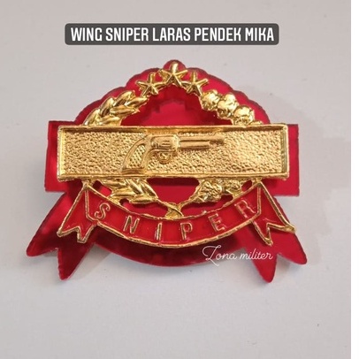Jual brevet wing sniper laras pendek mika TERBARU#kds | Shopee Indonesia