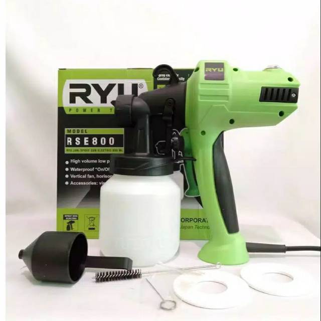 Jual Spray Gun Electric RYU RSE800 RSE 800 Alat Semprotan Cat ...