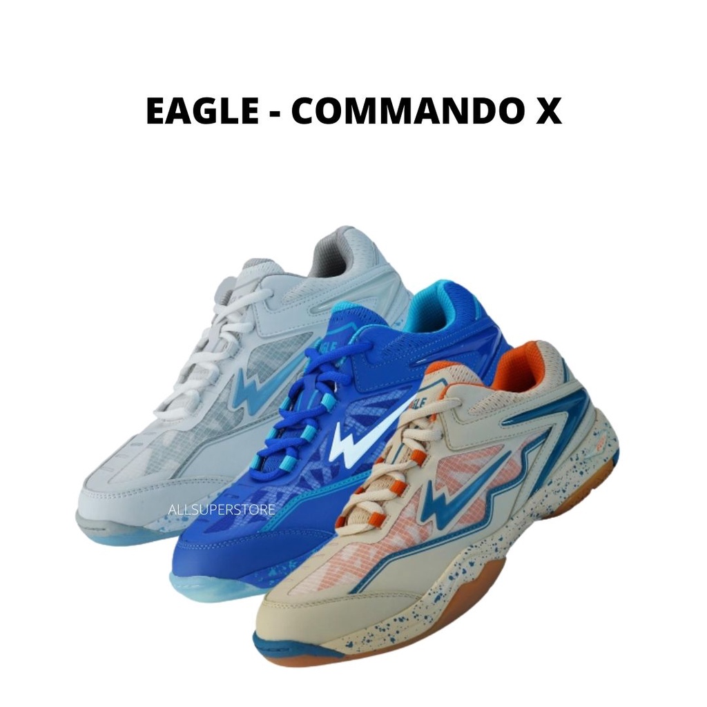 Jual EAGLE COMMANDO X SEPATU BADMINTON BULU TANGKIS PRIA WANITA ...