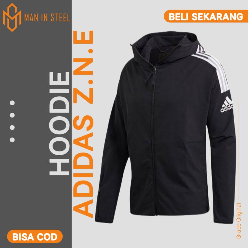 Jual Jaket Jacket Hoodie Hodie Training Sport Olahraga Jogging Bahan ...