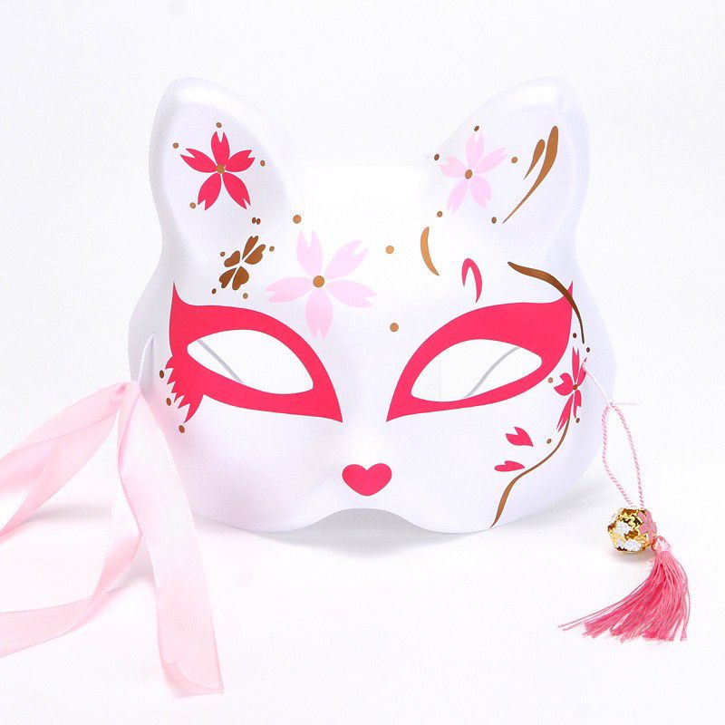 Jual TOPENG RUBAH KITSUNE FOX BUNKASAI JAPANESE FESTIVAL MASK RUBAB ...