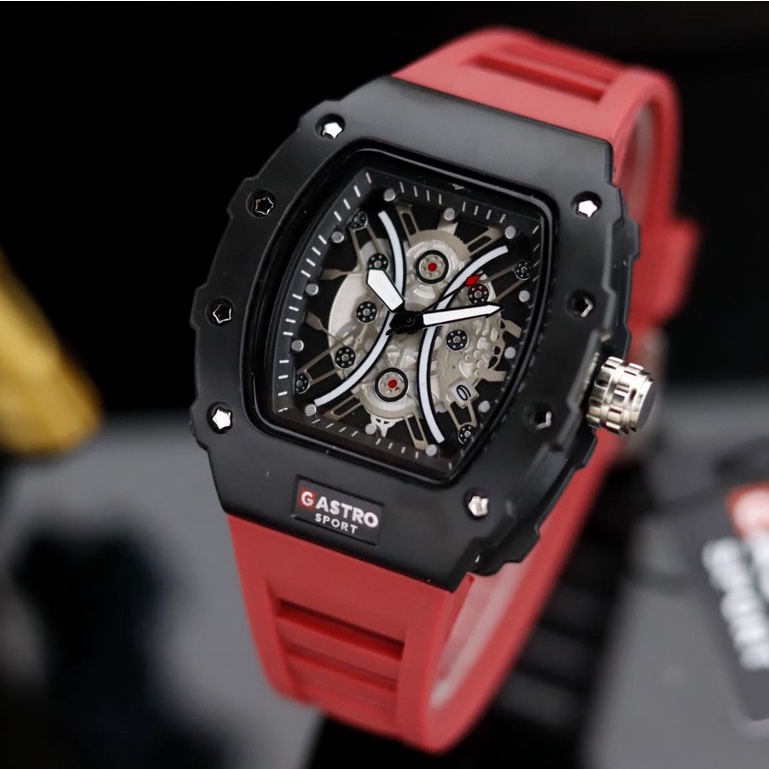 Jual JAM TANGAN GASTRO SPPORT KARET ANTI AIR ORIGINAL | Shopee Indonesia