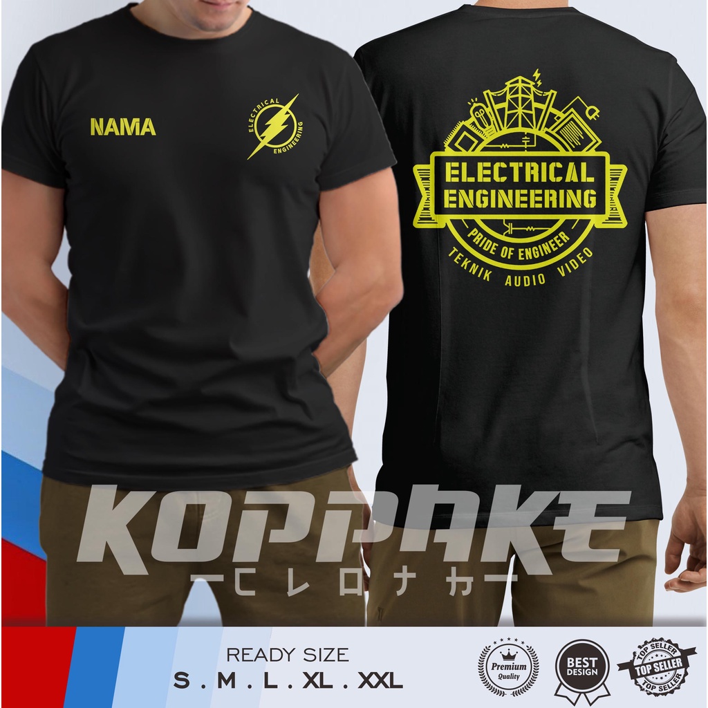 Jual Kaos Electrical Engineering Teknik Audio Video Gratis Nama Baju ...