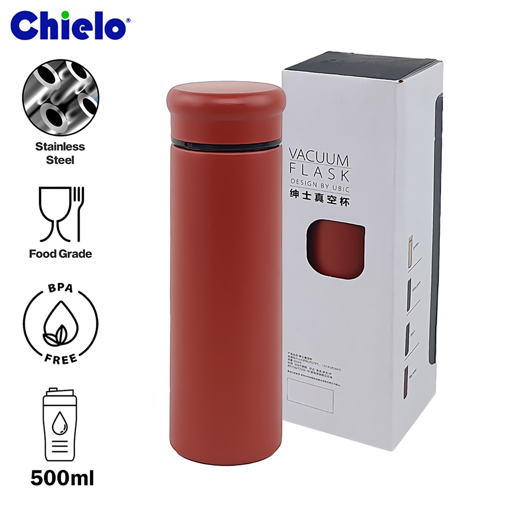 Jual Chielo Botol Minum Premium Tumbler 500 ML Solid Vacum Stainless ...