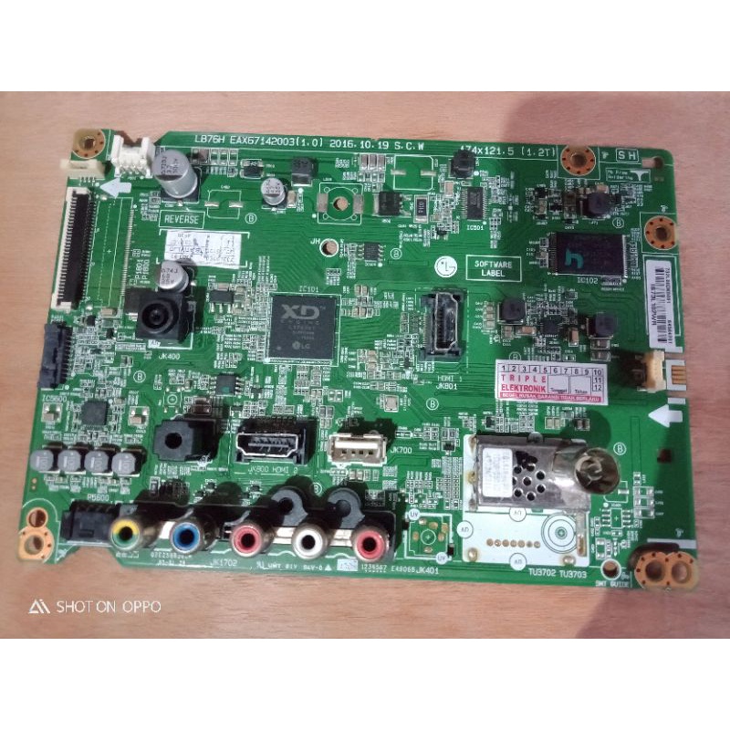 Jual MAINBOARD/MB/MESIN TV LED LG TIPE 32LJ510D 32LJ510 | Shopee Indonesia