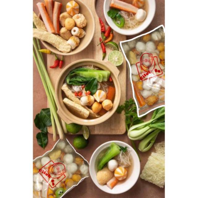 Jual Paket Hemat Suki STEAMBOAT LENGKAP BUMBU isi BANYAK ! baso Cedea ...