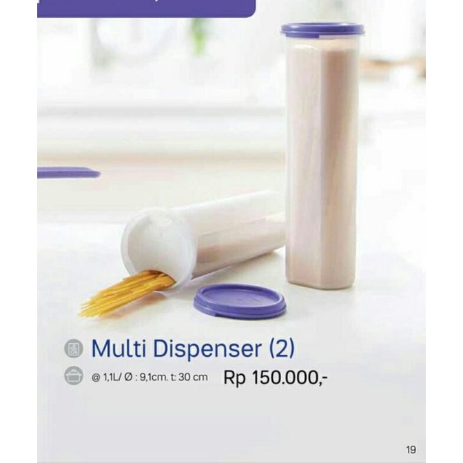 Jual tupperware multi dispencer (2pcs) | Shopee Indonesia