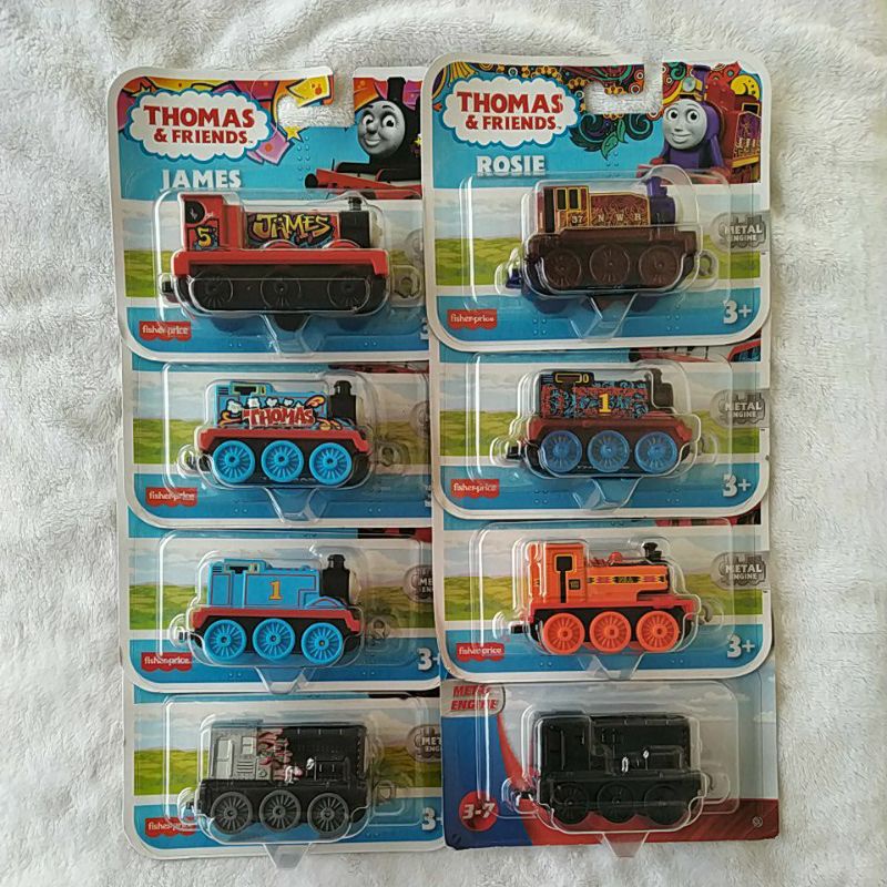 Jual Thomas and Friends Trackmaster Push Along Toby Ashima Diesel Kevin ...