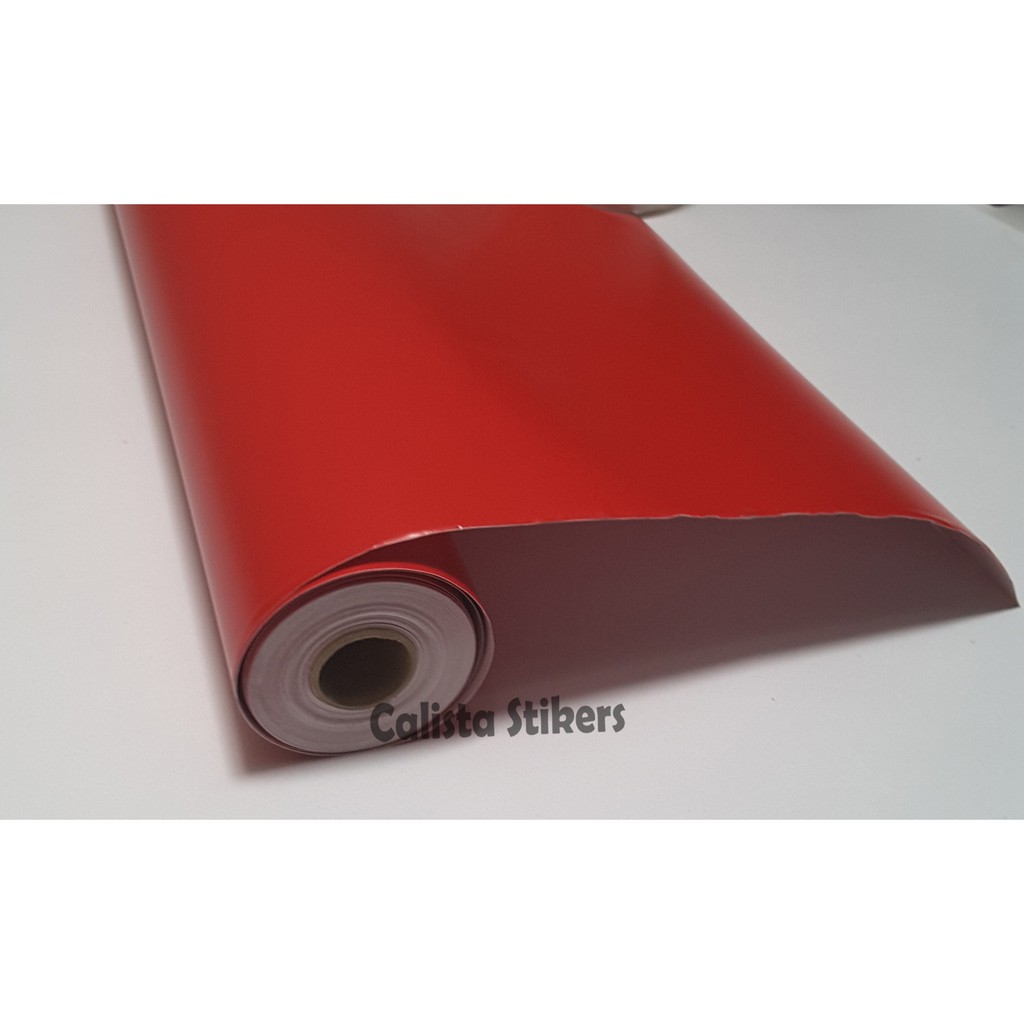 Jual Stiker Skotlet warna Merah Dof ( red Matt),,,,lebar atau tinggi ...