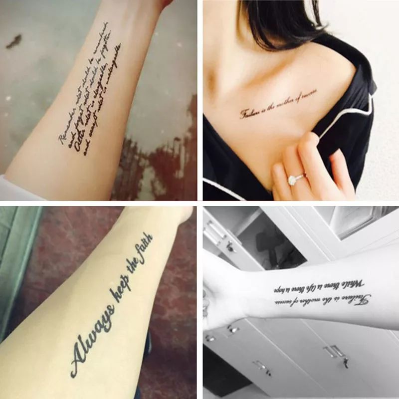 Jual Tato Temporary Tattoo Tato Temporer Tahan Air - Tato Tulisan ...