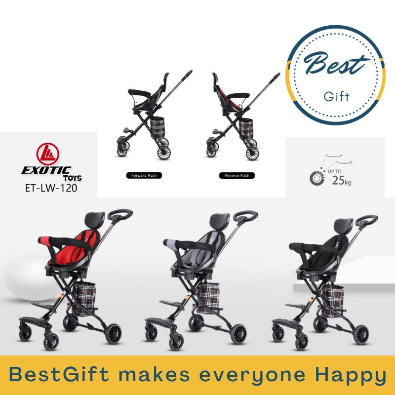 Jual MAGIC STROLLER MODEL LW 120 EXOTIC | Shopee Indonesia