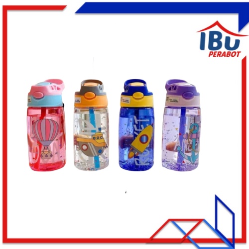 Jual BOTOL ANAK KAIT 480ML / botol minum anak aestetich / botol minum ...