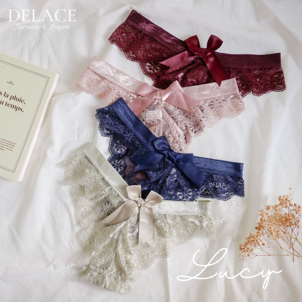 Jual LUCY Delace Sexy Underwear G-String Panty Premium | Shopee Indonesia