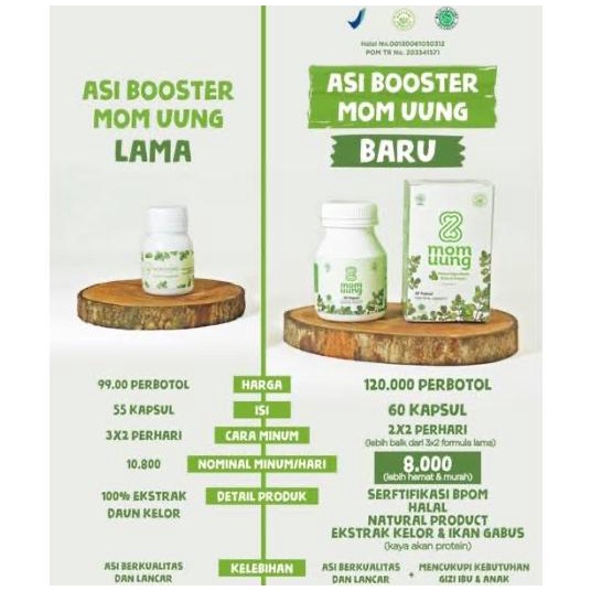 Jual promo!!| Mom uung momuung asi booster pelancar asi susu | Asi ...