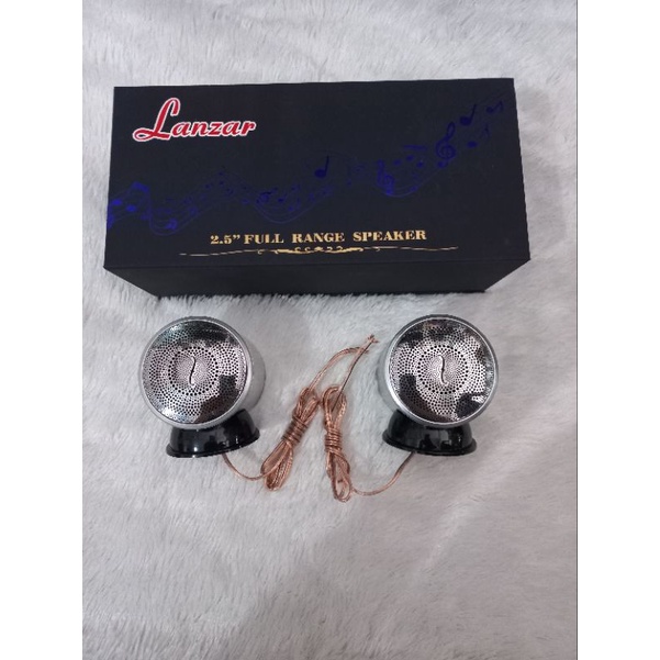 Jual Speaker 2,5 inch Tweeter dan Full Range Merk Lanzar | Shopee Indonesia