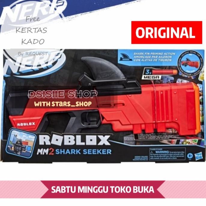 Jual Nerf Roblox Mm2 Shark Seeker Original Dart - Mainan Tembakan Nerf ...