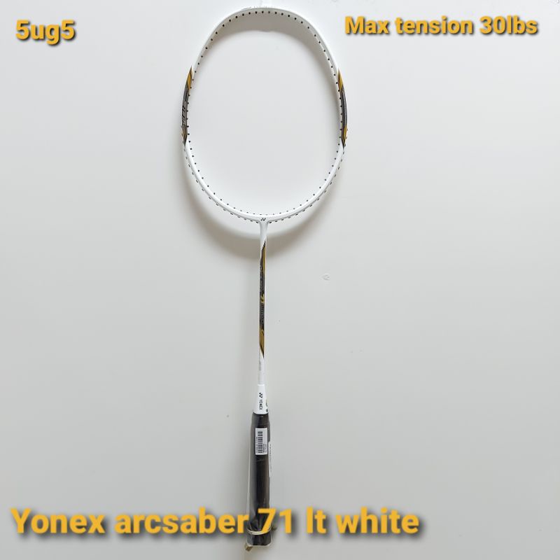 Jual Raket badminton yonex arcsaber 71 light white | Shopee Indonesia