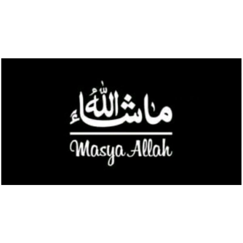 Jual Stiker Masya Allah Sticker Visor Motor Kaligrafi MasyaaAllah ...