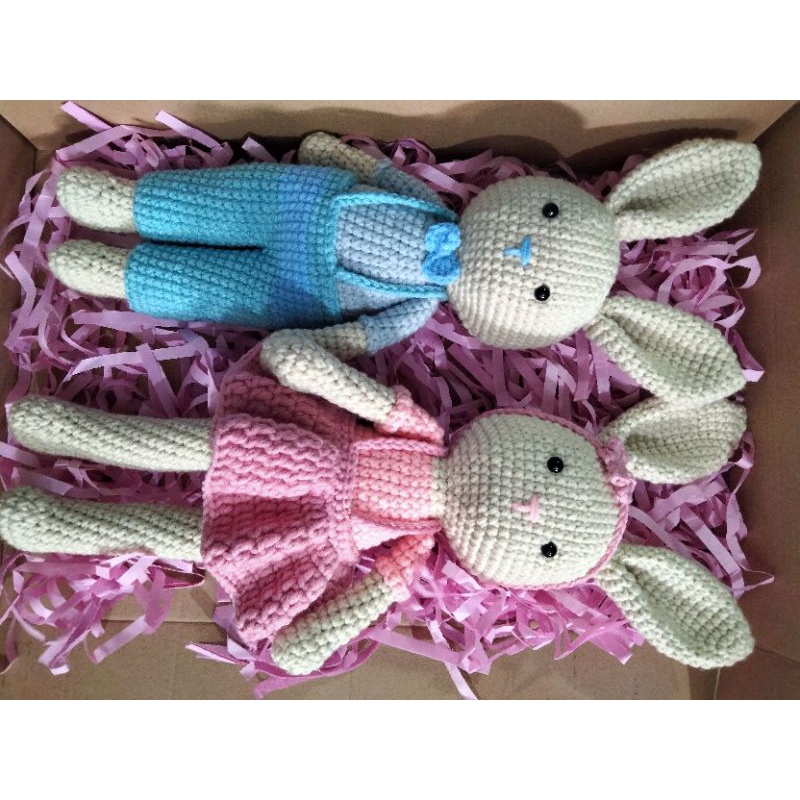 Jual Couple amigurumi handmade rajut packing box hampers | Shopee Indonesia