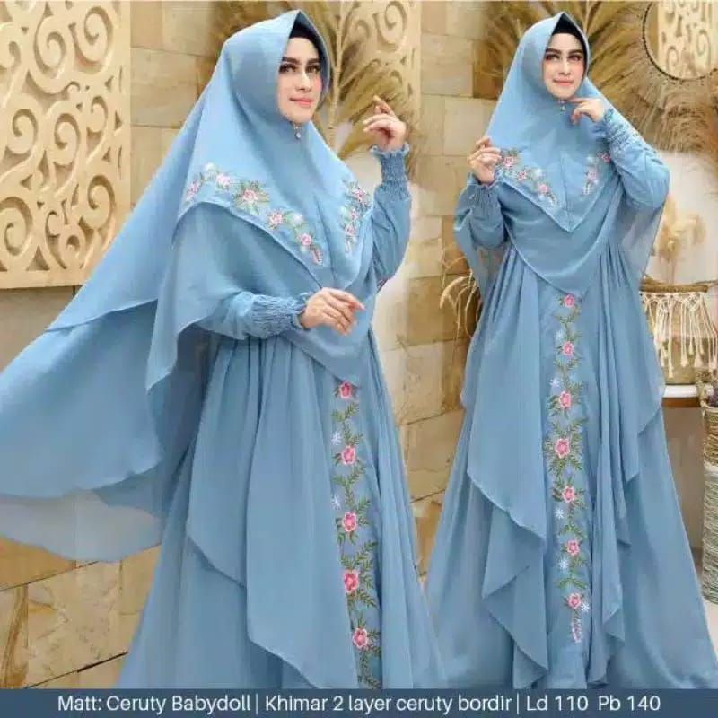 Jual gamis set syar'i kimar | Shopee Indonesia