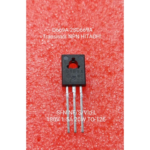 Jual D669A 2SD669A transistor Hitachi | Shopee Indonesia