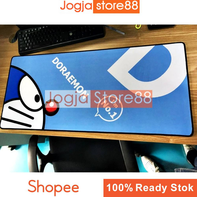 Jual Mouse Pad XL Desk Mat Doraemon 400 x 900 mm - MP006 - Blue ...