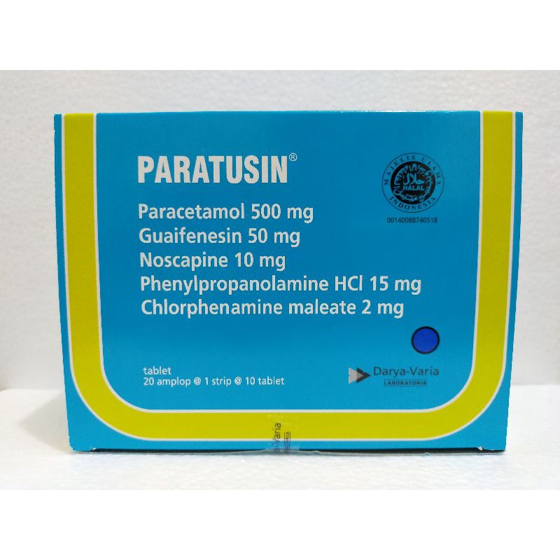 Jual Paratusin Tablet Box Isi 20 Amplop x 10 Tablet | Shopee Indonesia