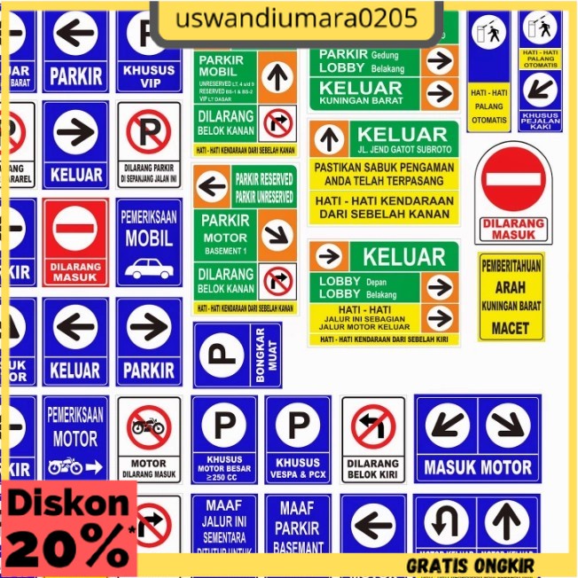 Jual PROMO RAMBU LALU LINTAS 60 x 40 Cm. GRATIS ONGKIR | Shopee Indonesia