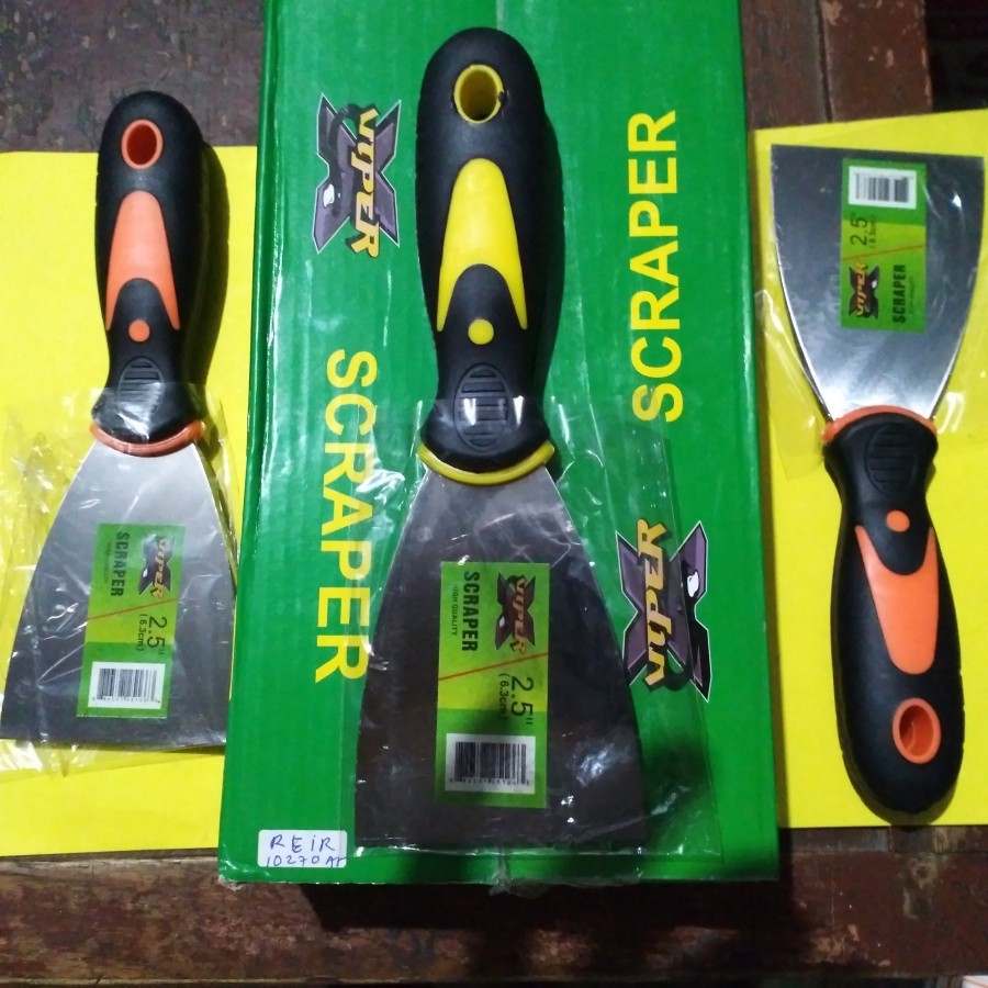 Jual kapi 2 1/2 inch scraper gagang karet merek viper | Shopee Indonesia