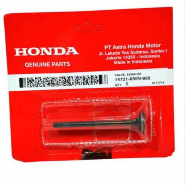Jual 14721-KWN-900 KLEP KLEP EX VALVE EXHAUST VARIO 125 FI ESP PCX ...