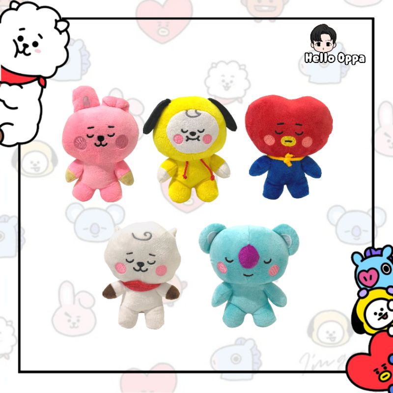 Jual Boneka BTS Karakter Chimmy Cooky Tata Koya Rj (Sleeping) | Shopee ...