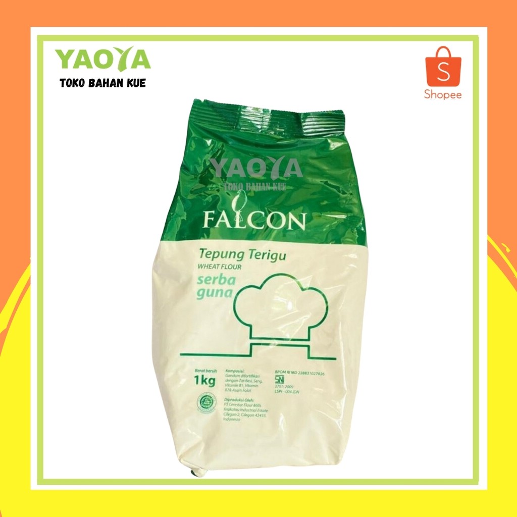 Jual FALCON TEPUNG TERIGU SERBAGUNA 1KG | Shopee Indonesia