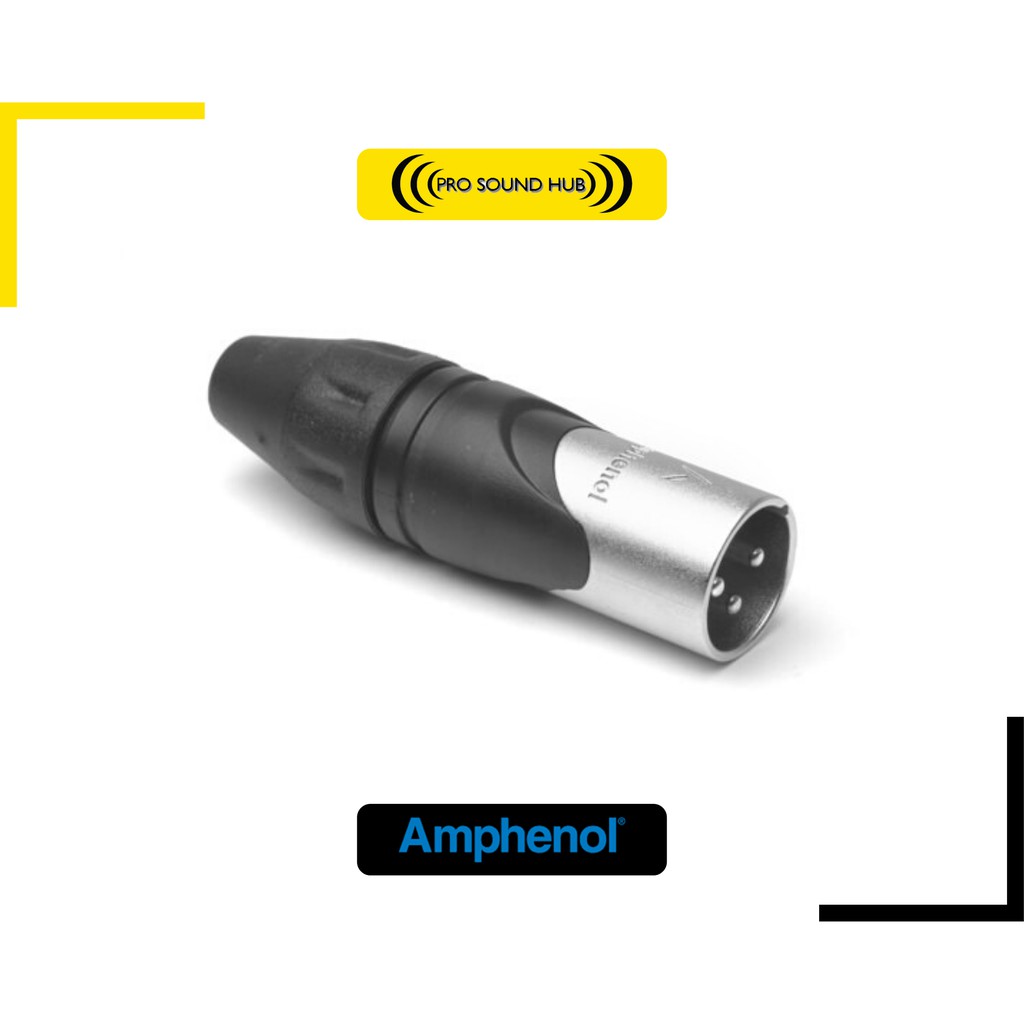 Jual Amphenol AX3M XLR Male Canon Cowok 3 Pin Connector Balanced ...