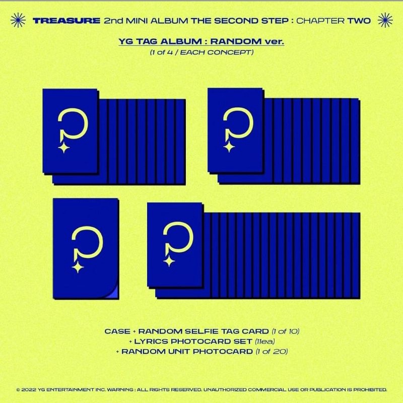 Jual [PRE-ORDER] TREASURE 2ND MINI ALBUM THE SECOND STEP CHAPTER 2 (YG ...