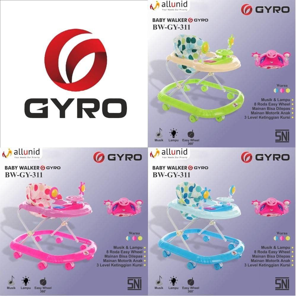 Jual Baby Walker Gyro BW GY 311 ( Ada Music & Lampu ) | Shopee Indonesia