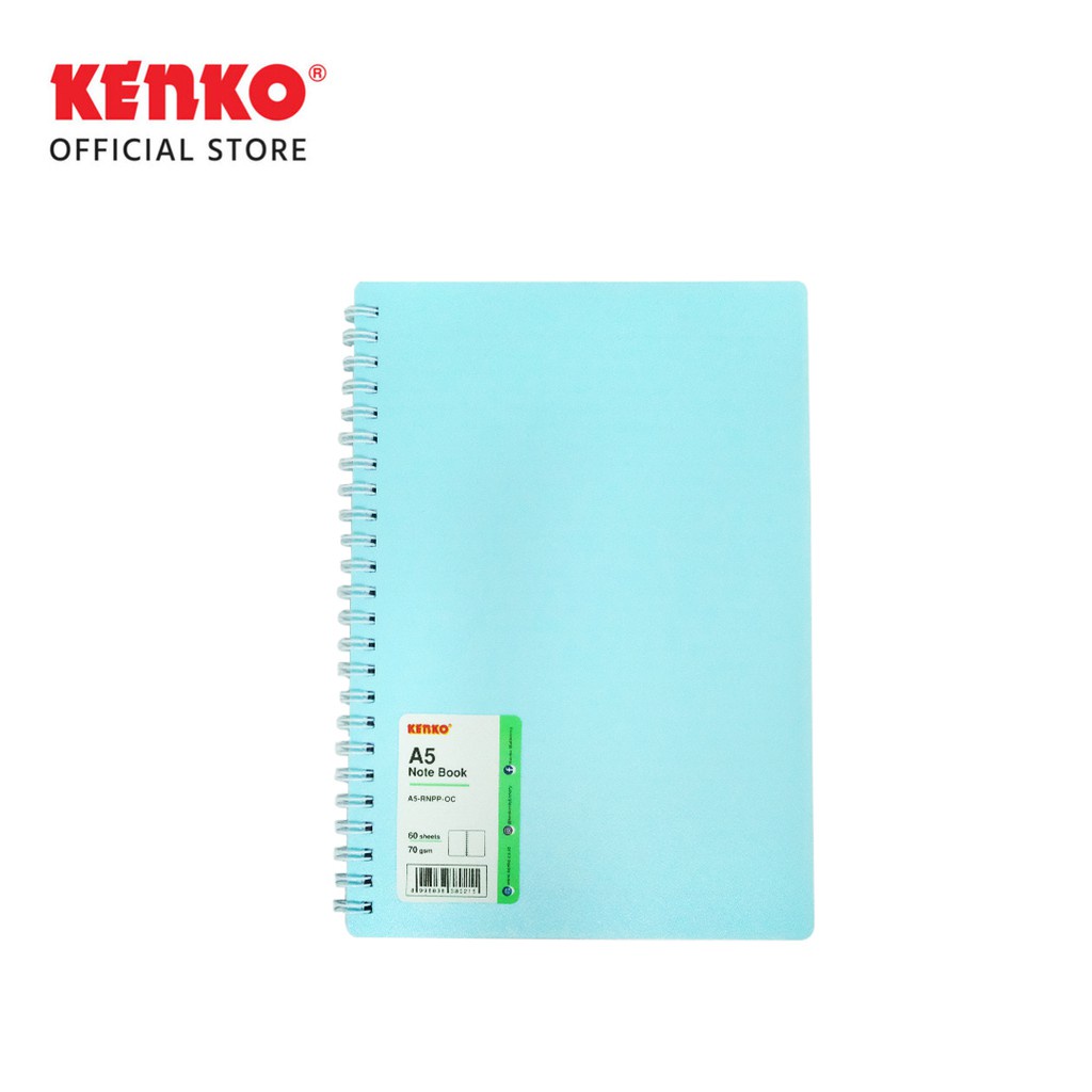 Jual Note Book Spiral KENKO A5-RNPP-OC Basic Color / Buku Tulis Catatan Ring Warna Pastel ...