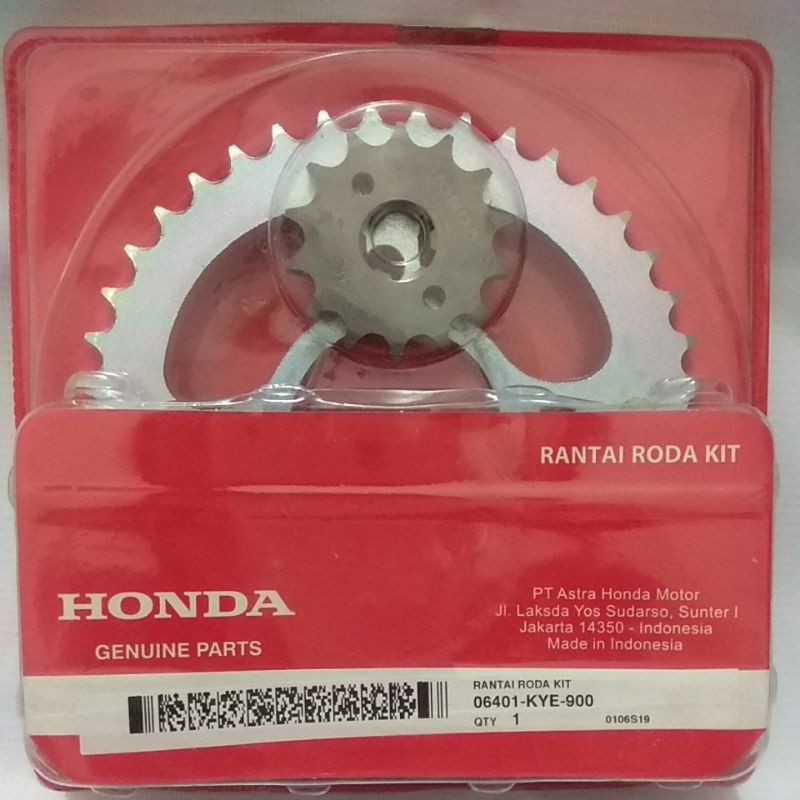 Jual Gearset / Drive Chain Kit / Rantai Roda Kit 06401-KYE-900 HONDA Mega Pro | Shopee Indonesia