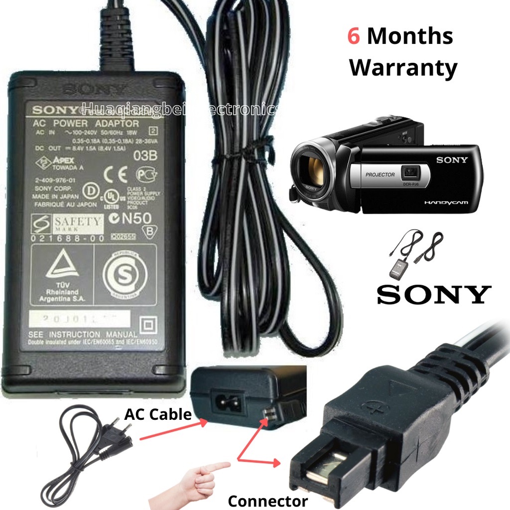 Jual Adaptor Sony Handycam HDR-CX240 HDR-CX290E HDR-CX900E HDR-CX220E ...