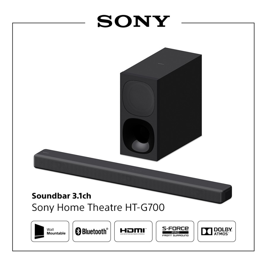 Jual SONY HT-G700 SOUNDBAR WITH BLUETOOTH DOLBY ATMOS | Shopee Indonesia