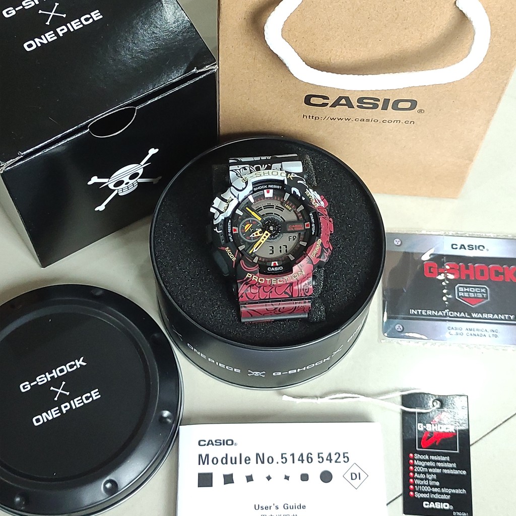 Jual JAM G SHOCK X ONE PIECE SERIES PROMO TIPE CASIO PLUS BOX ORIGINAL ...