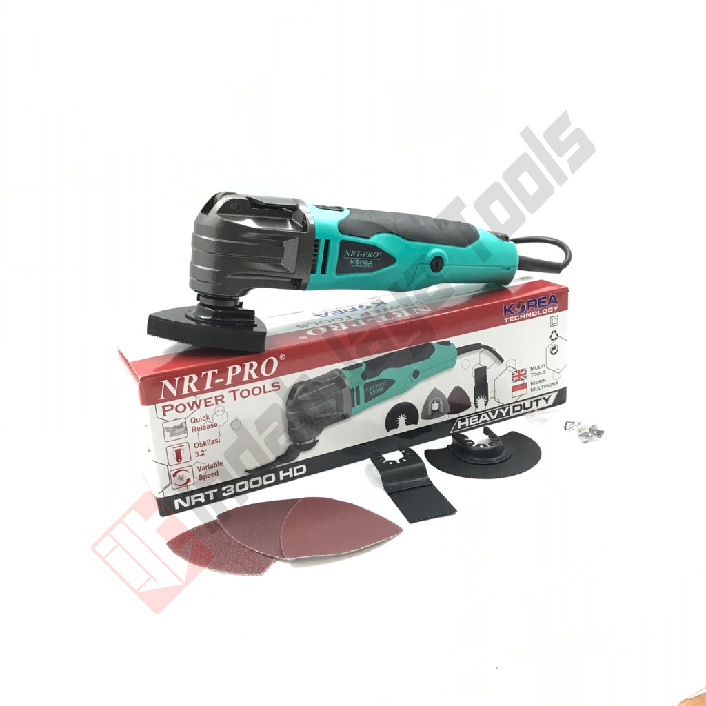Jual NRT-PRO 3000 HD Mesin Multi Tools Set Oskilasi Oscillating Cutter ...