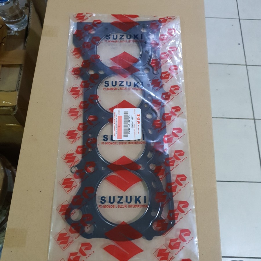 Jual PACKING HEAD/GASKET CYLINDER HEAD (PLAT) AVP BALENO FUTURA INJEKSI ORIGINAL PAKING HEAD APV ...