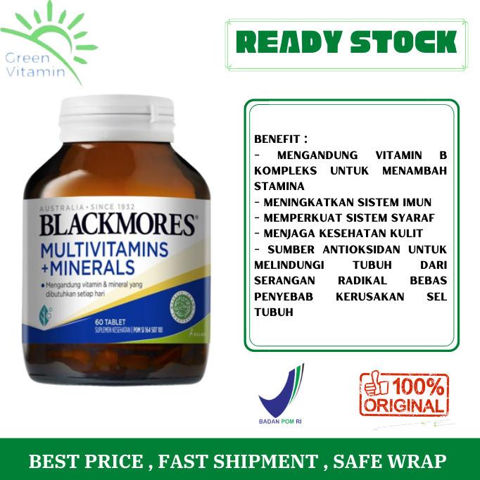 Jual Blackmores Multivitamin + Mineral 60 Tablet Multivitamins Mineral | Shopee Indonesia