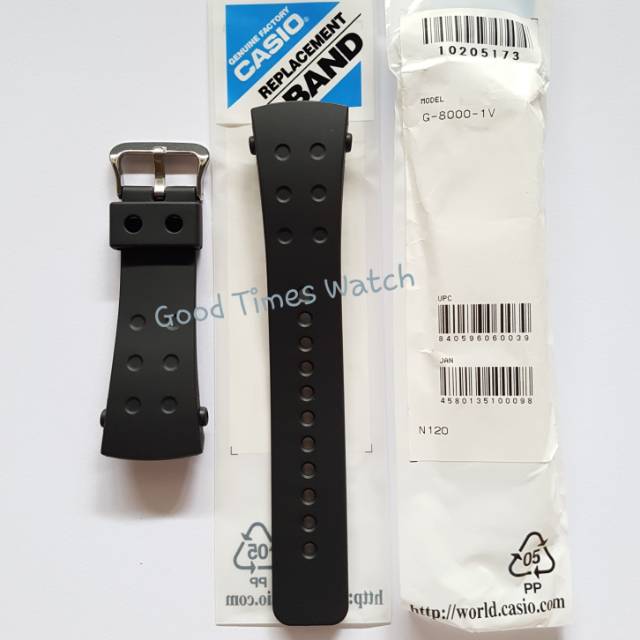 Jual STRAP G-SHOCK G-8000-1V G 8000 Casio Original | Shopee Indonesia