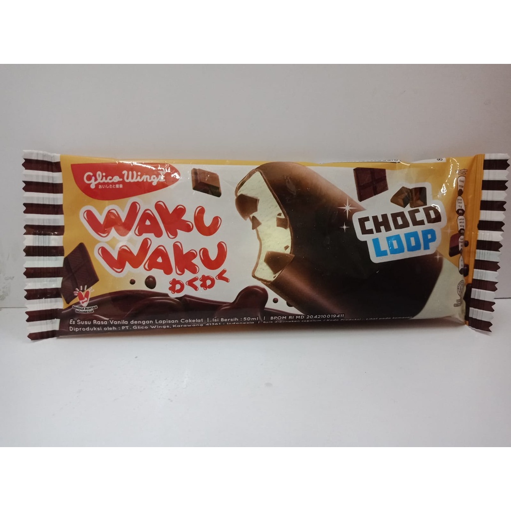 Jual Glico Waku Waku Ice Cream Loop 50 Ml | Shopee Indonesia