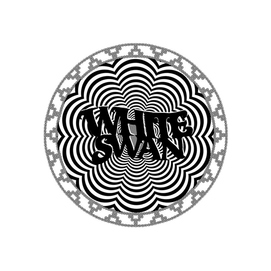 Jual WHITE SWAN LOGO BAND Sablon Setrika DTF Custom Free Desain ...