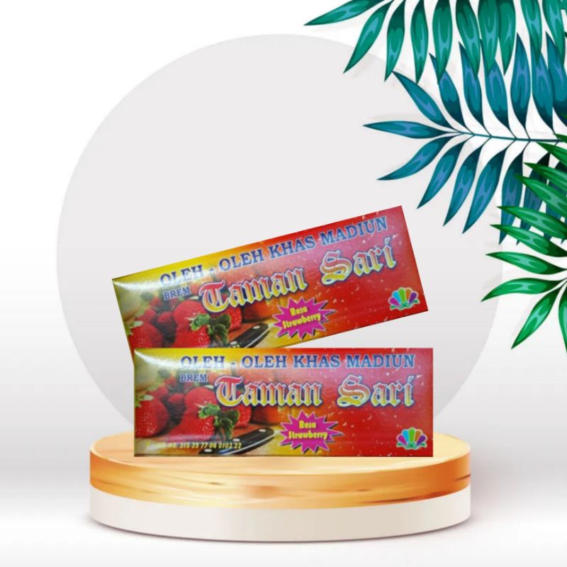Jual Brem Rasa Strawberry Original / Brem Asli Tamansari Madiun Isi 5 ...